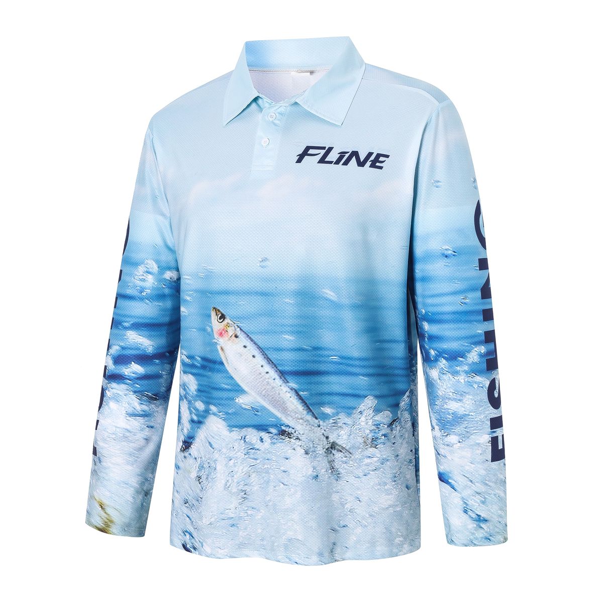 Men's Polyester Elastane Sublimated Fishing POLO