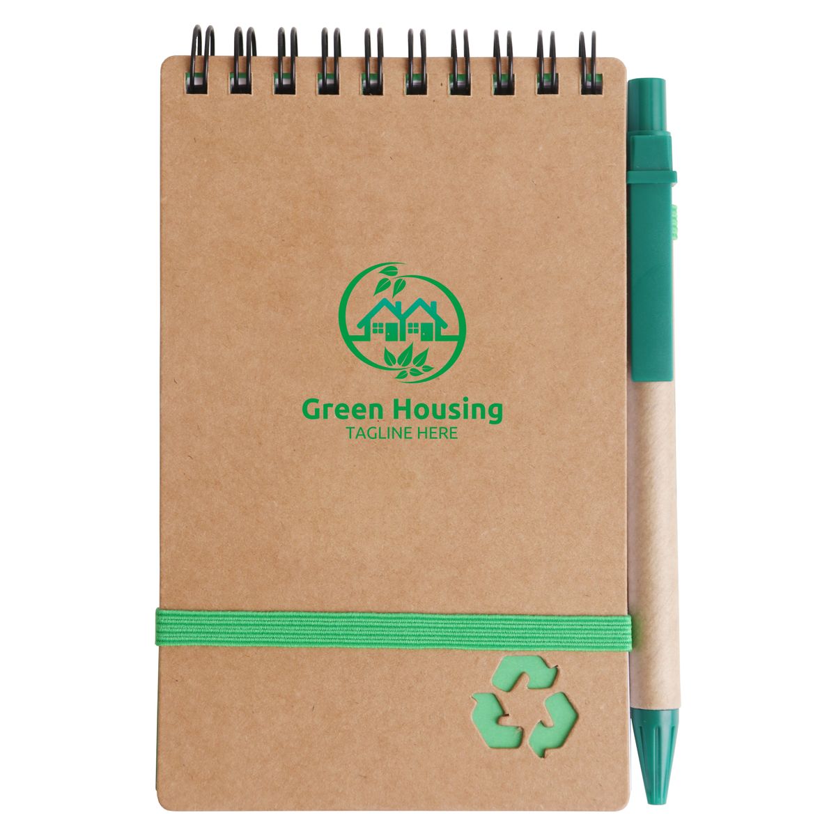 Spiral Notebook with Ballpoint Pen