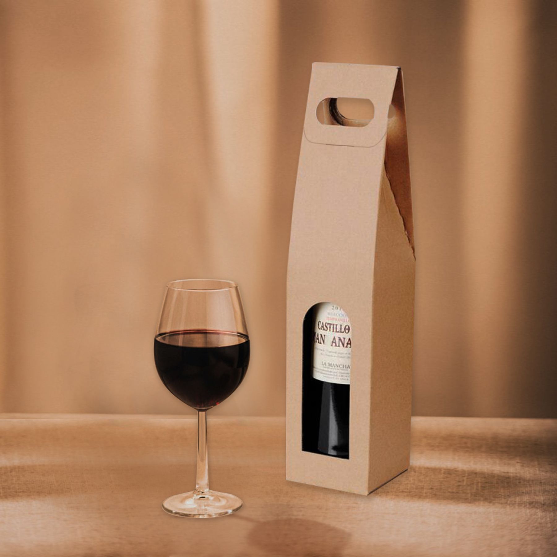 Single Bottle Portable Wine Box
