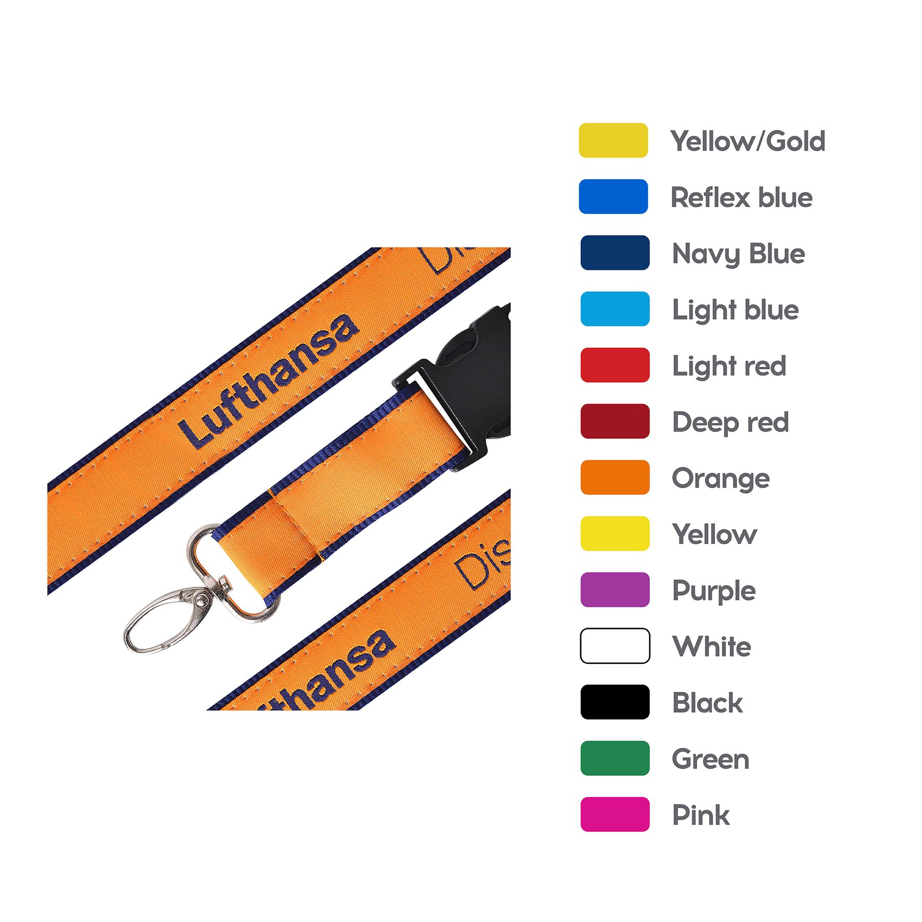 Detailed Woven Lanyard