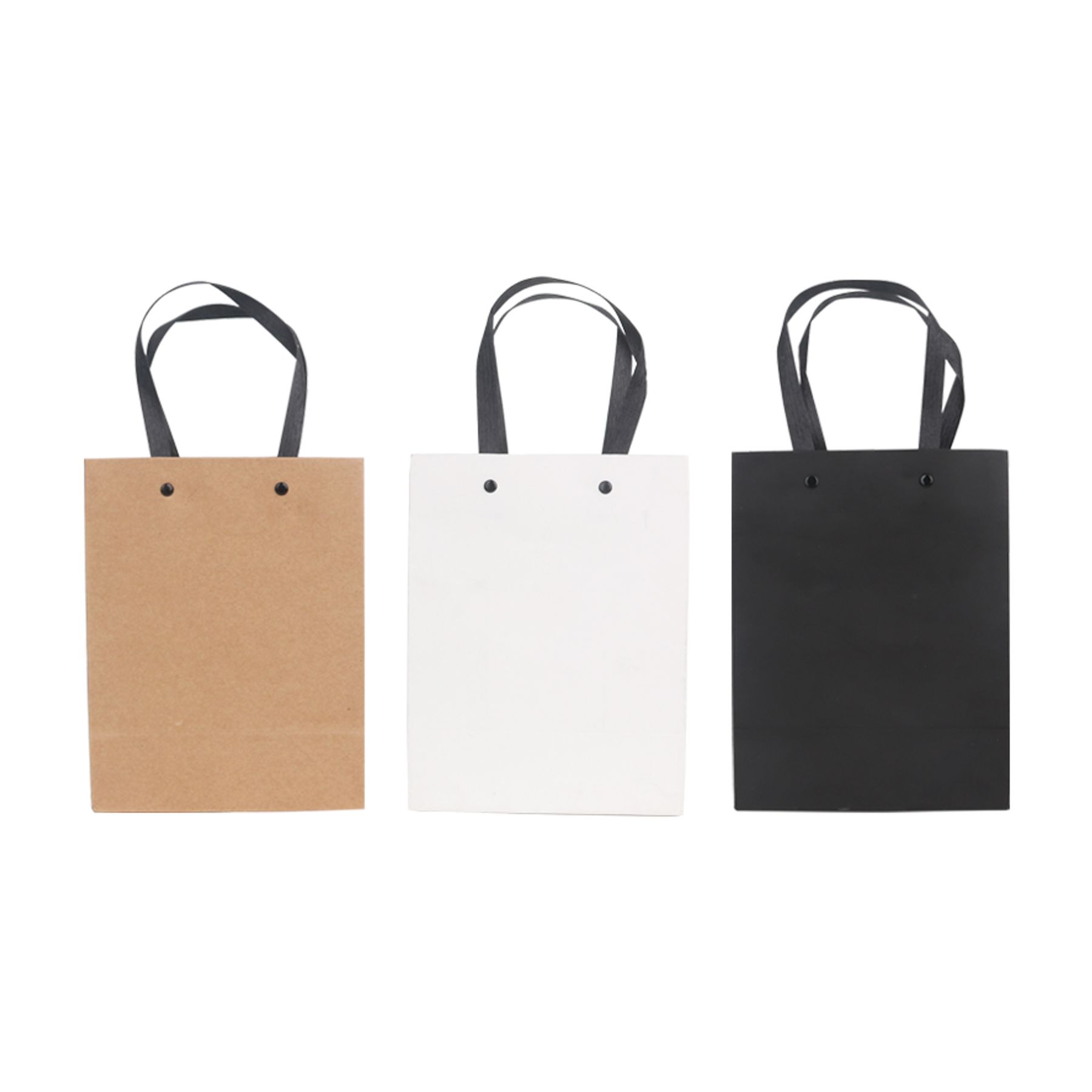 Small Vertical Paper Bag with Knitted Handle(170 x 220 x 100mm)