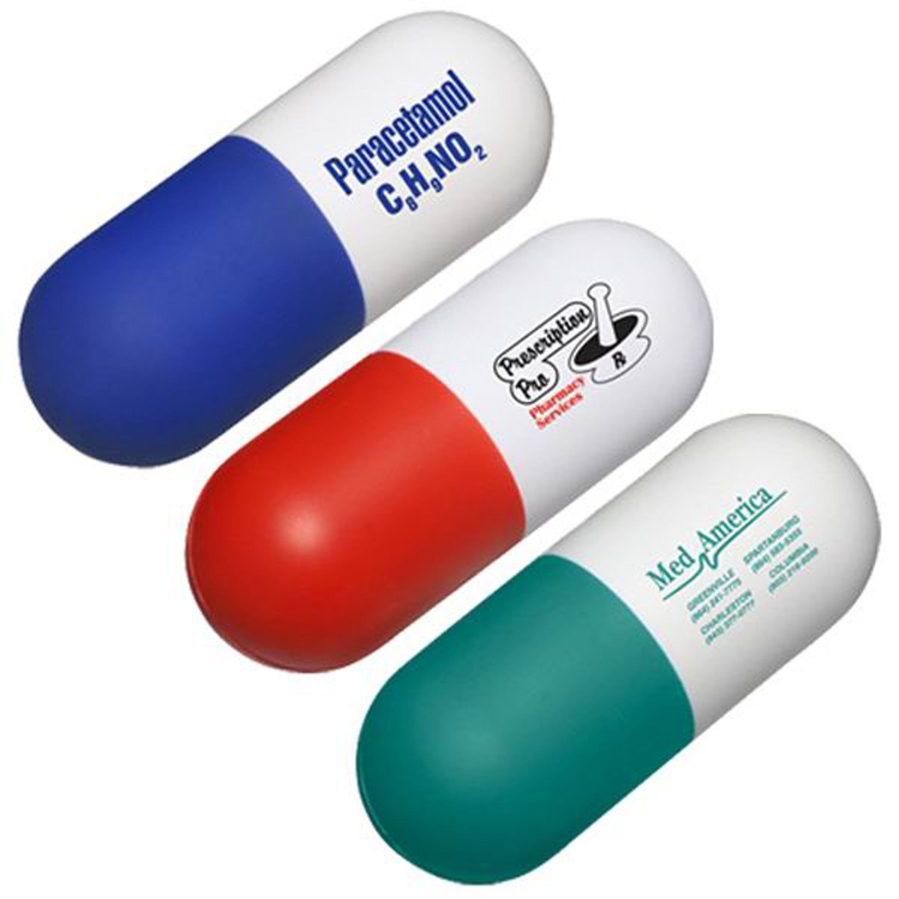 Capsule Shape Stress Reliever