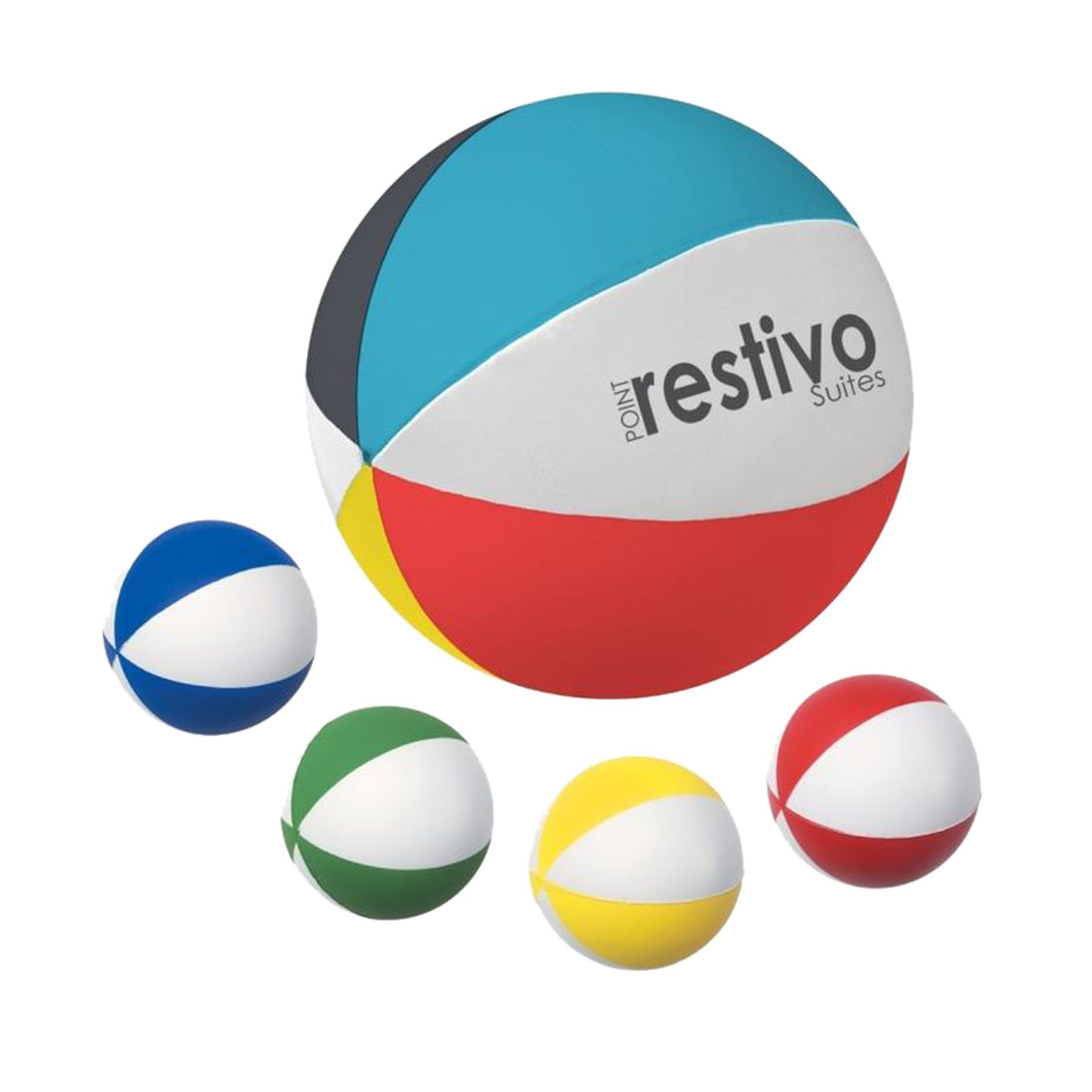 Colorfull Beach Ball Shape Stress Reliever