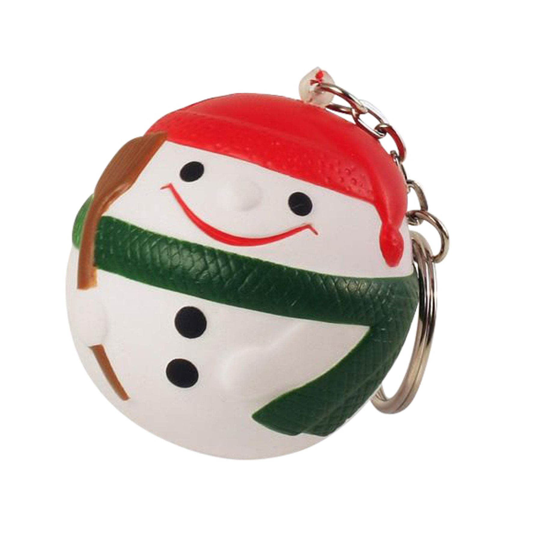 Keyring with Snowman Stress Item