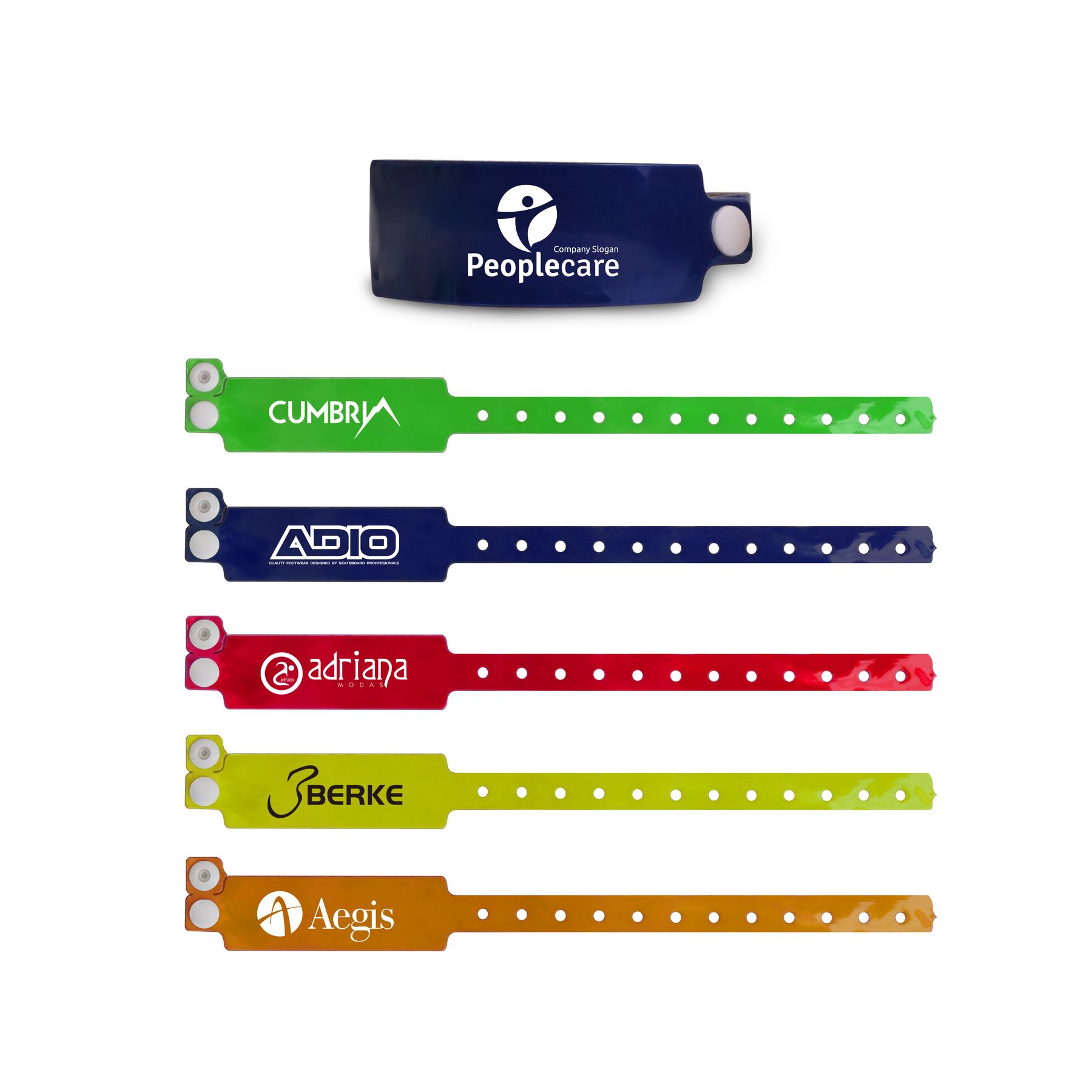 Disposable Reflective PVC Wristband