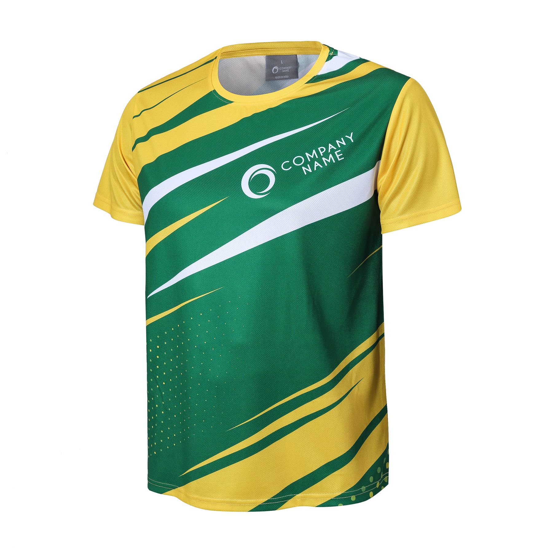 100%Polyester Sublimated Sports Tee Shirt