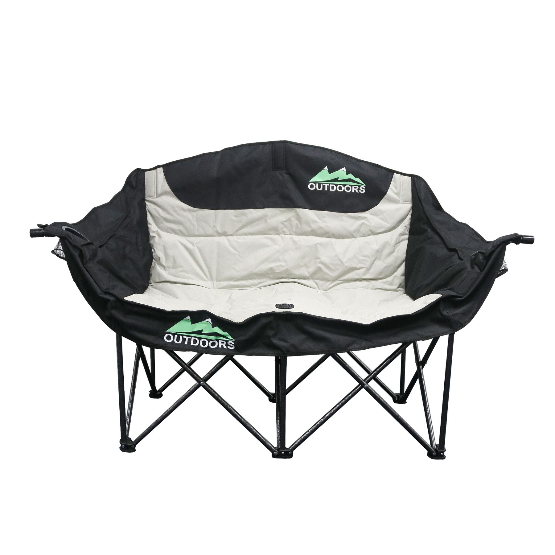 Double Foldable Portable Camping Chair