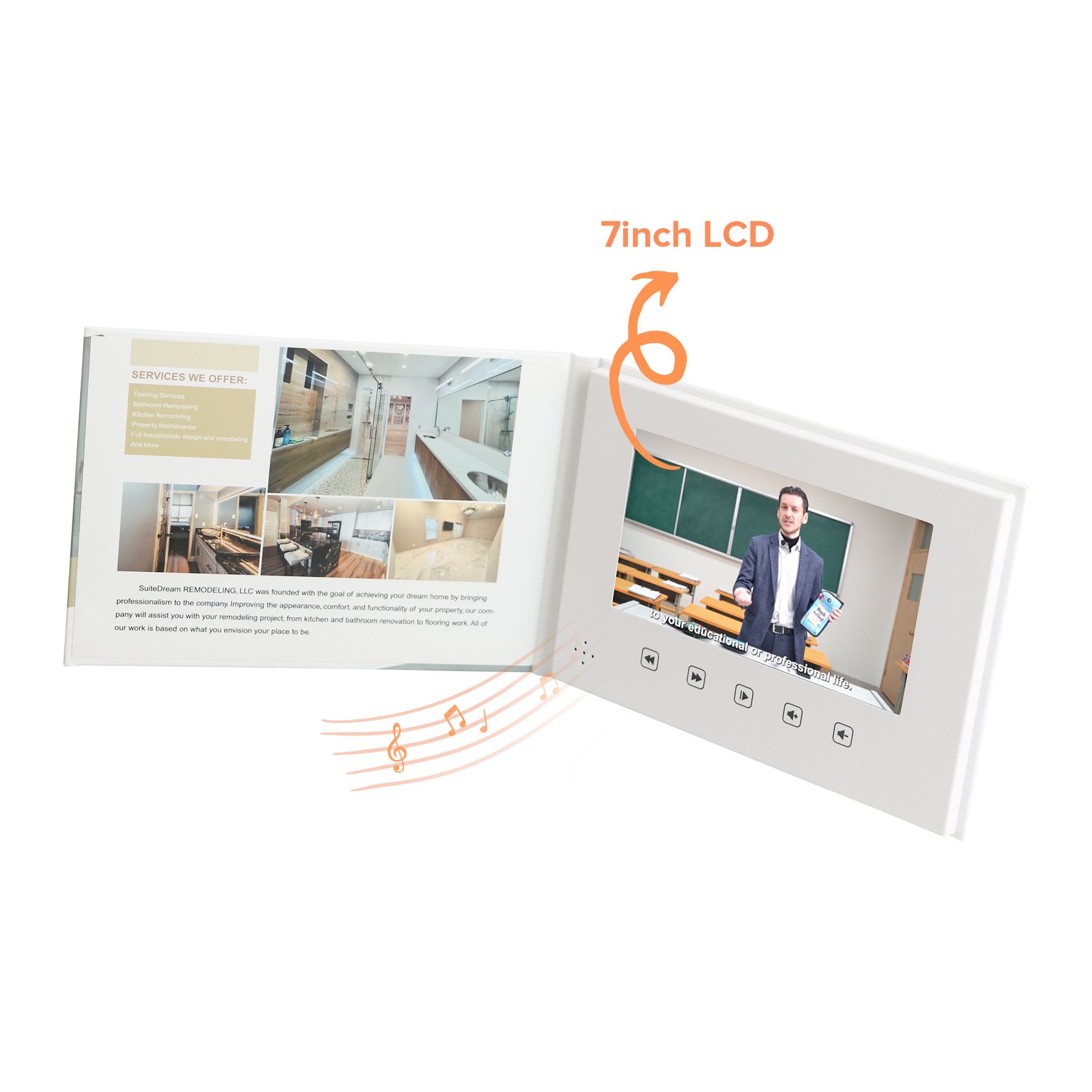 7inch LCD Video Brochure